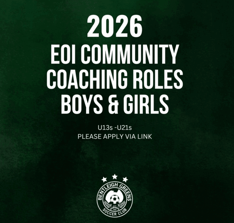 Expression of Interest – Bentleigh Greens Community Program Coaching ...