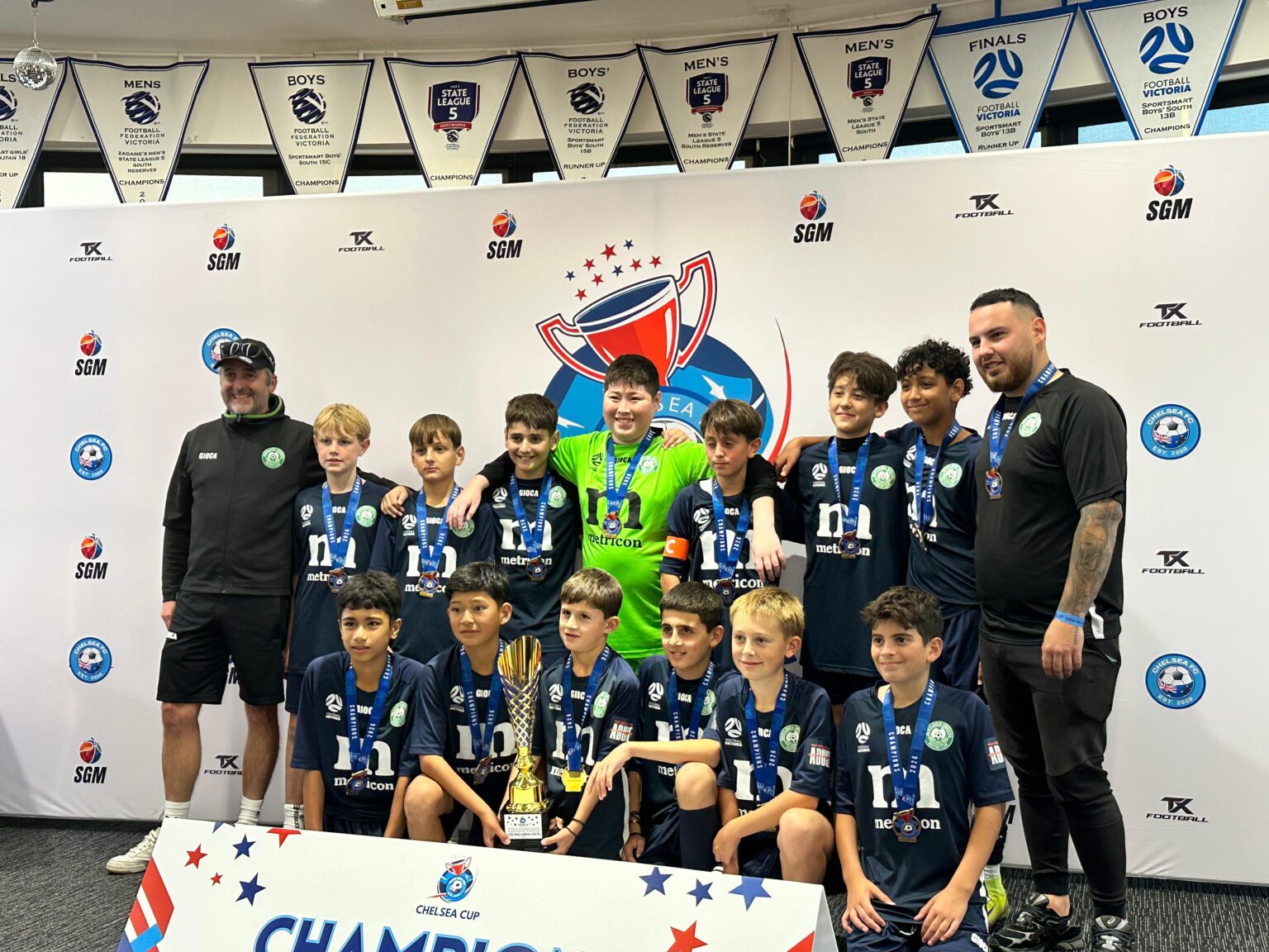U12 Wallabies win Chelsea Cup - Bentleigh Green Soccer Club