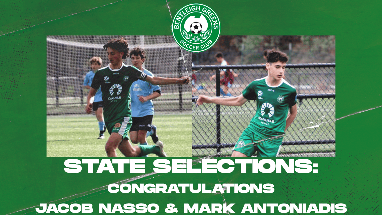 Greens set to represent Victoria - Bentleigh Green Soccer Club