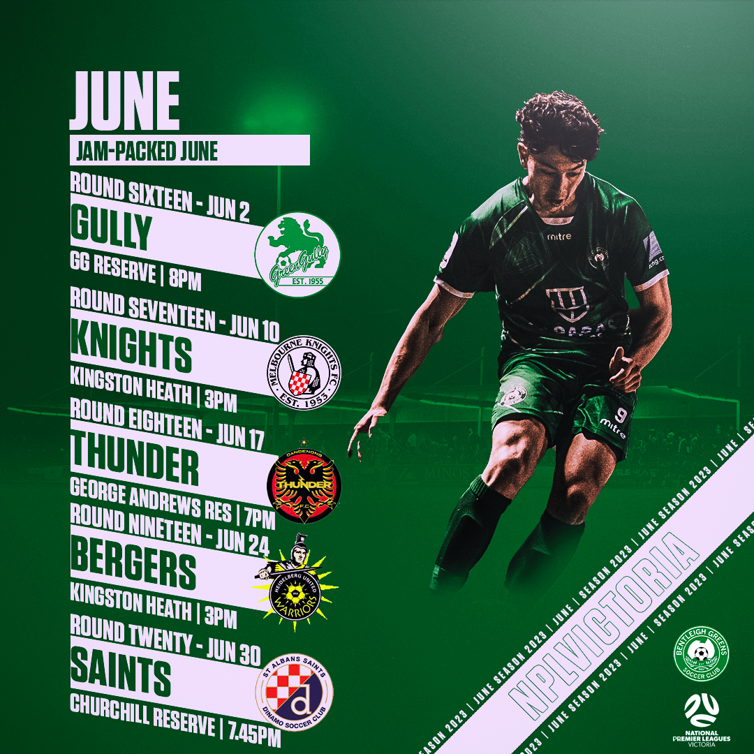 Bentleigh Greens set for new home fixture time in 2023 as NPLV Fixtures ...